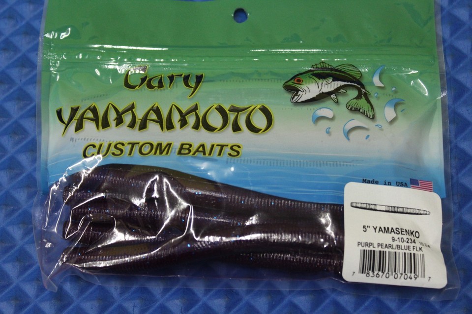 Gary Yamamoto 5" Yamasenko Custom Baits 9-10 Series 10 Pack CHOOSE YOUR ...