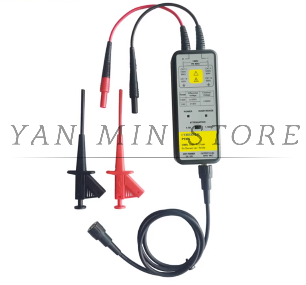 High Voltage Differential Probe P130(1300V/50MHz) Floating Ground ...