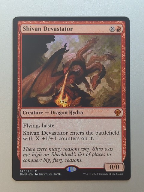 MTG Shivan Devastator Dominaria United 143/281 Regular Mythic for sale ...