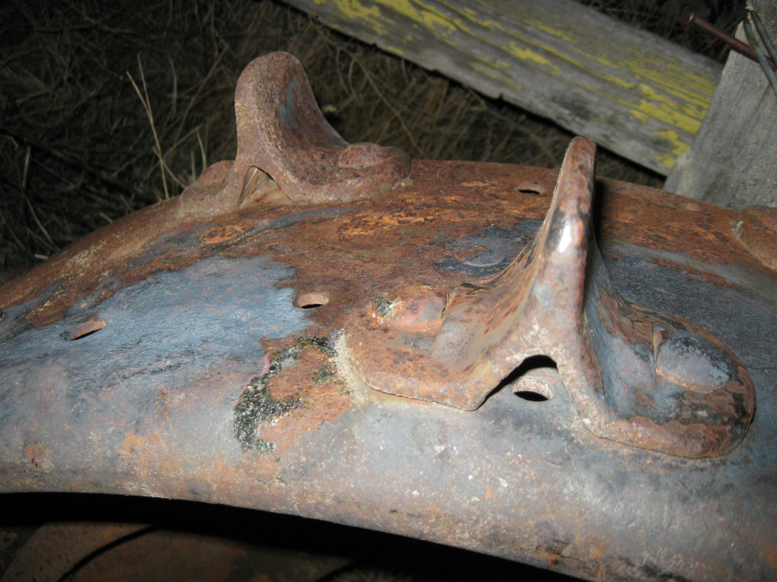 Ford Ferguson 9N 2N Tractor WW II Rear Steel Wheel With Lugs Fordson 8N ...