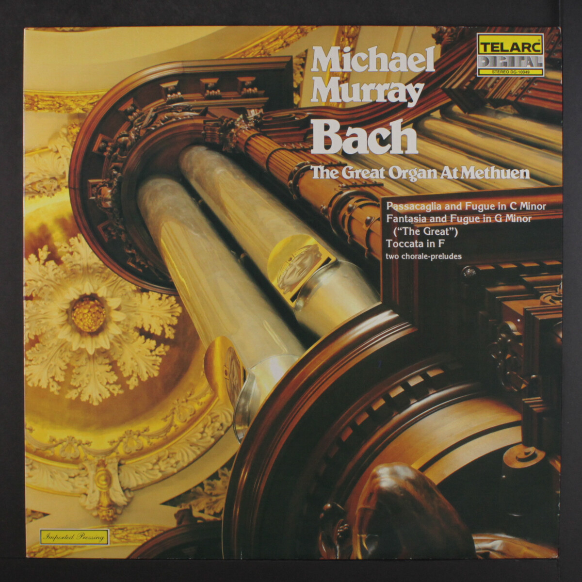 MICHAEL MURRAY: bach: the great organ at methuen Telarc 12" LP 33 RPM ...