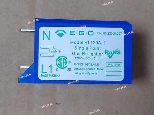 Spark Ignition Module RI 120A-1 Single Point Gas Re-Ignitor 120VAC 60Hz ...