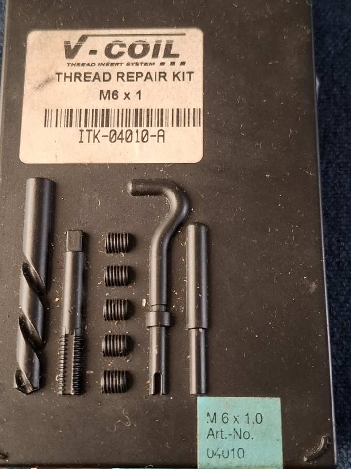 V Coil M6 Wire Insert Thread Repair Kit Helicoil 04010 M5 M4 + set of ...