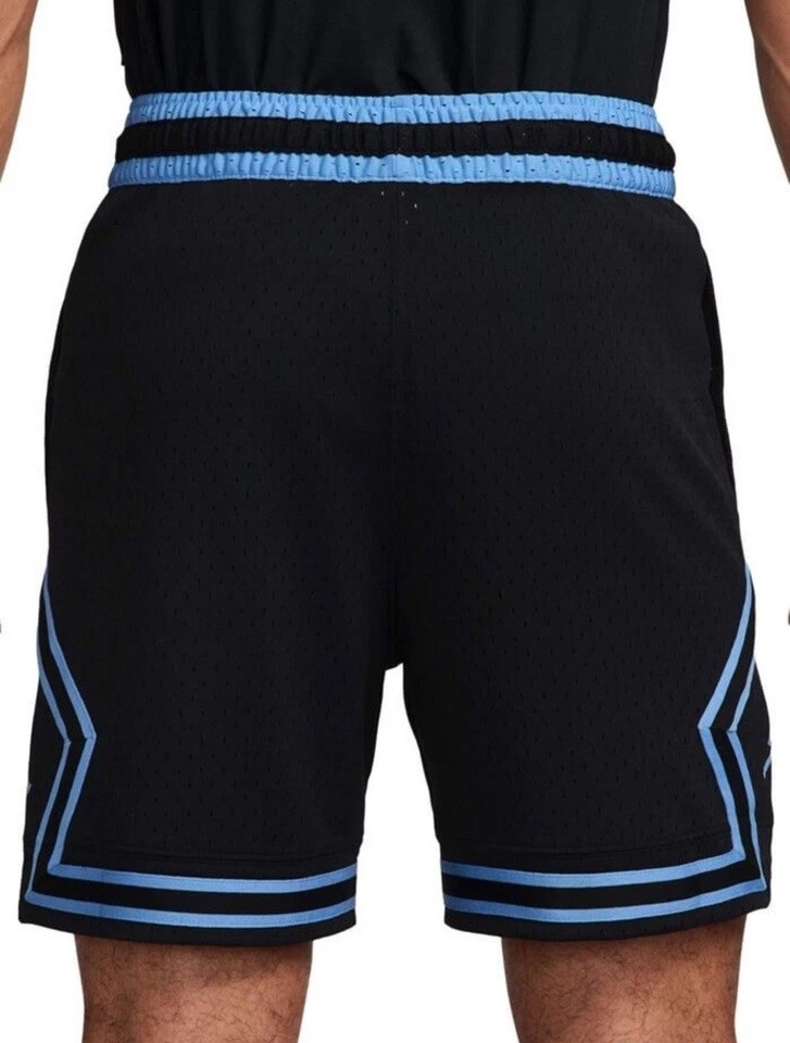 Jordan Sport Diamond Dri-Fit Men Black Blue Shorts DX1487-017 Size ...