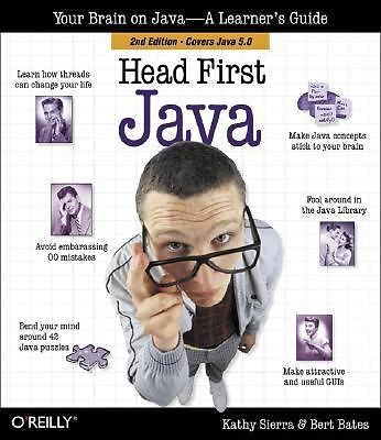Head First Java by Kathy Sierra and Bert Bates (2005, Trade Paperback ...