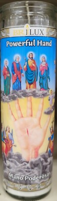 Powerful Hand (Mano Poderosa) White Candle for Protection Spiritual ...