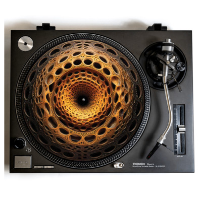 Sphere Illusion Turntable Slipmat For Vinyl Records Fits 12" Players DJ ...