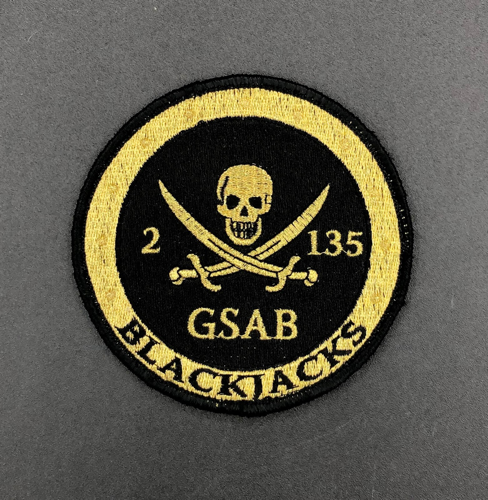 2-135 GSAB Blackjacks Gold Border Army Aviation Patch OEF OIF | eBay