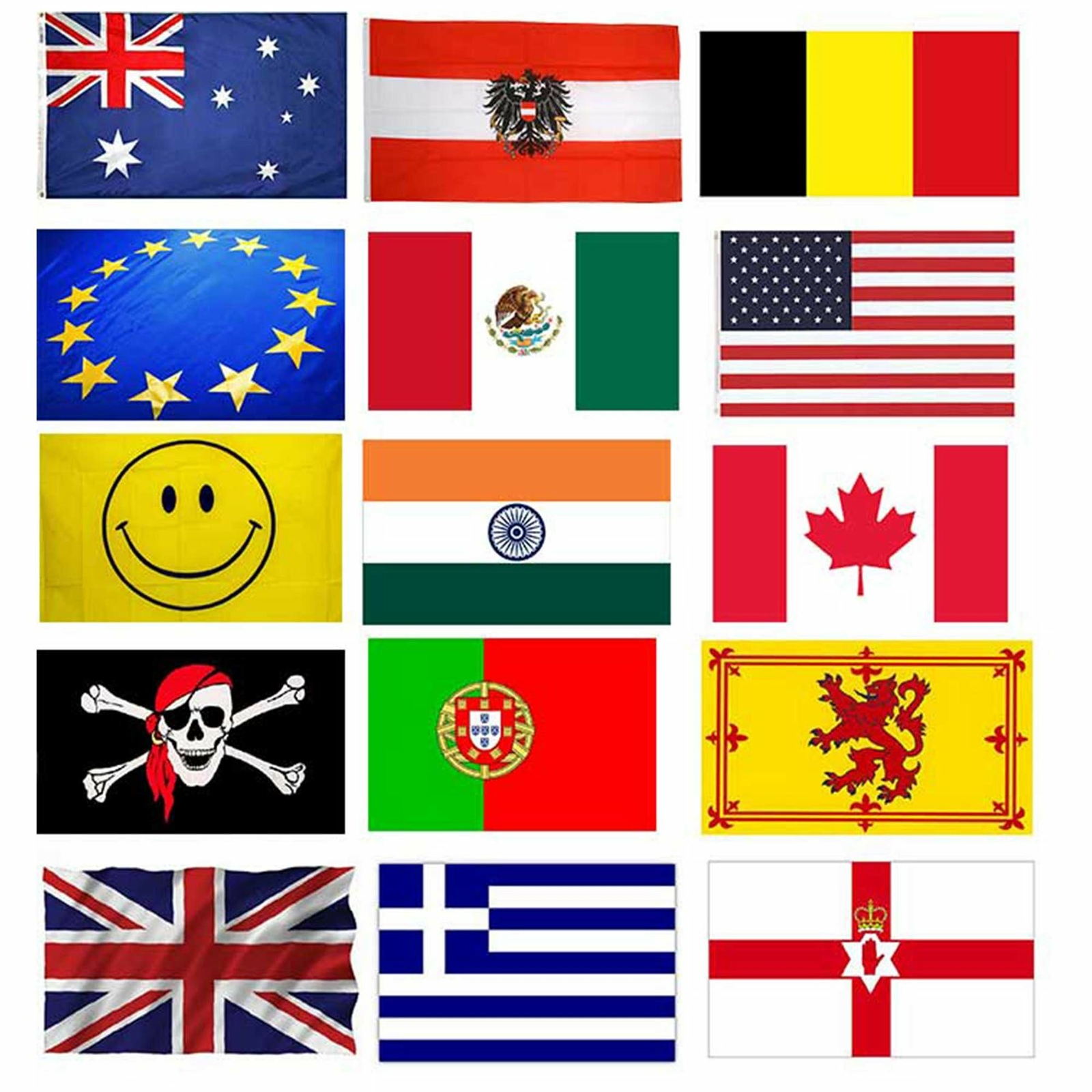 Large 5x3FT Country Flags National World Cup Football Rugby Olympics ...