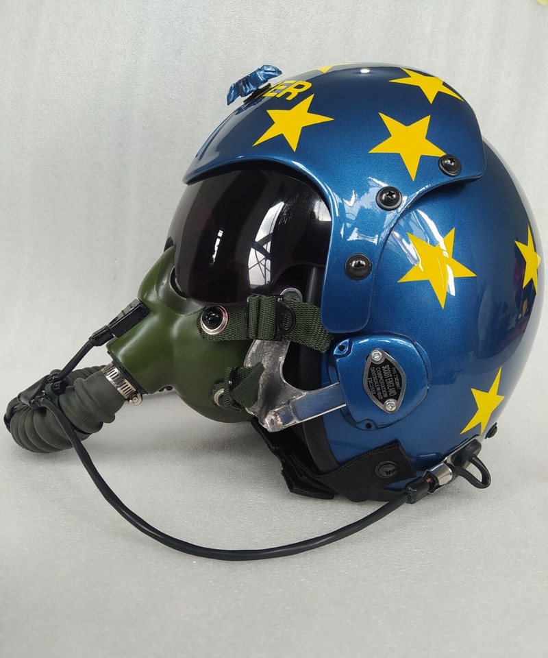 TOP GUN MAVERICK "JESTER"HGU-33 FIGHTER PILOT HELMET W/OXYGEN MASK ...