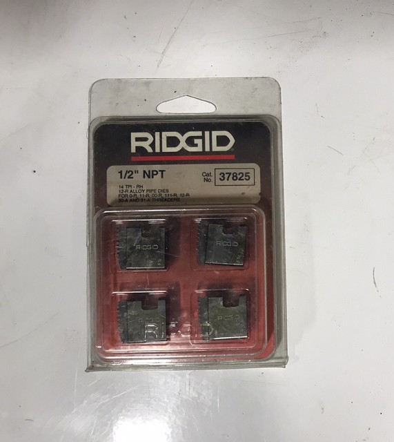 RIDGID 37825 1/2 inch Pipe Threading Die - 4 Pack for sale online | eBay
