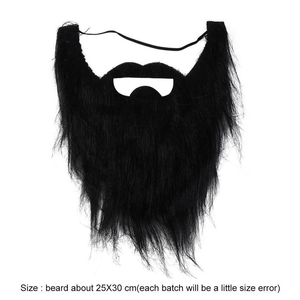 Fake Beard Realistic Fake Beard Halloween Fake Mustache Halloween ...