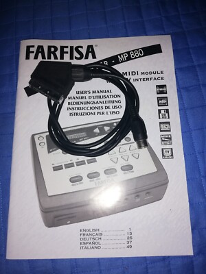 MANUALE FARFISA MP880M | eBay