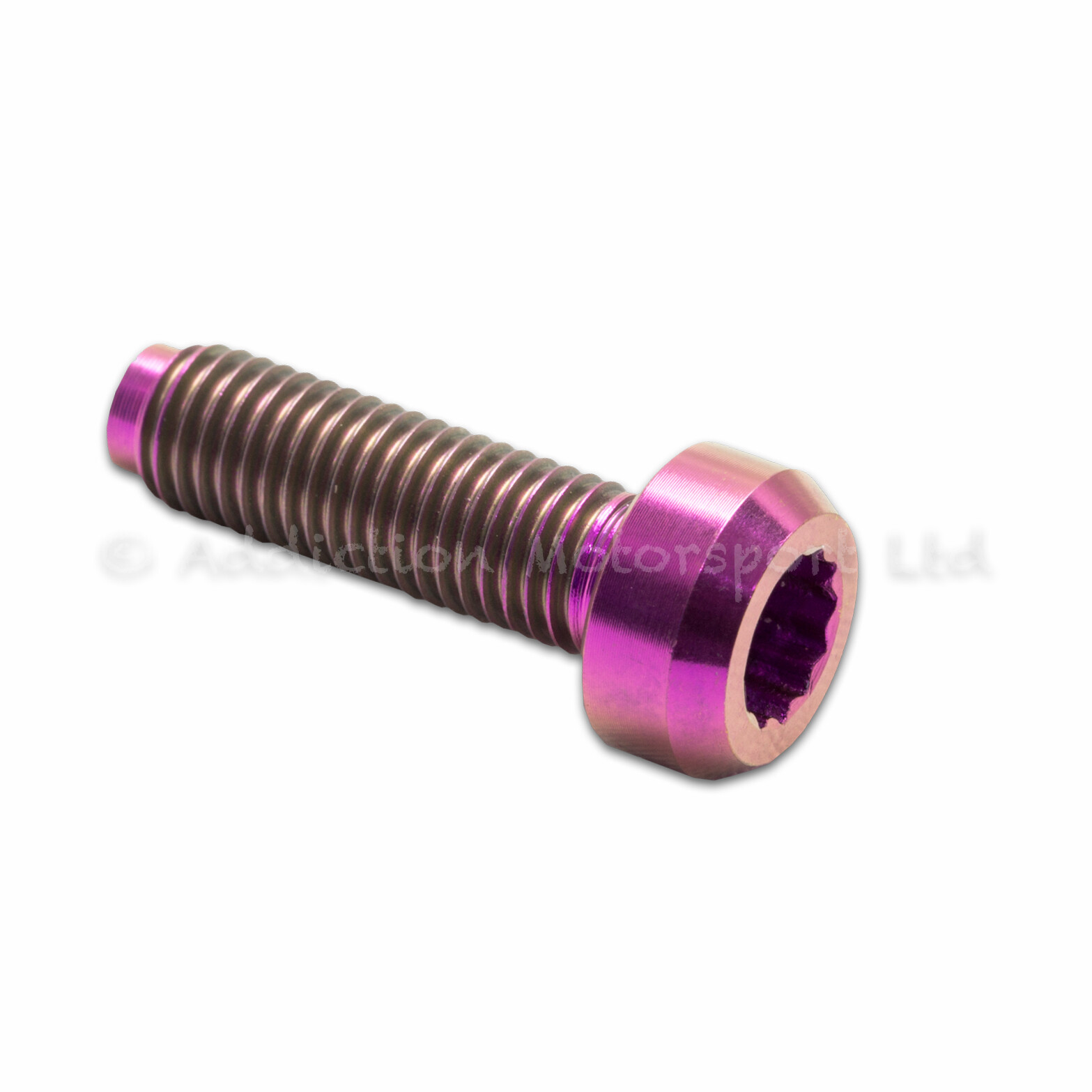 1x Titanium Purple Bolt for BBS Split Rim Wheels, M7 x 24mm for Audi ...