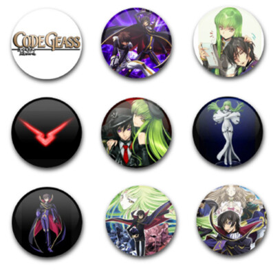 25mm 1" INCH BUTTON BADGES x9 CODE GEASS | eBay