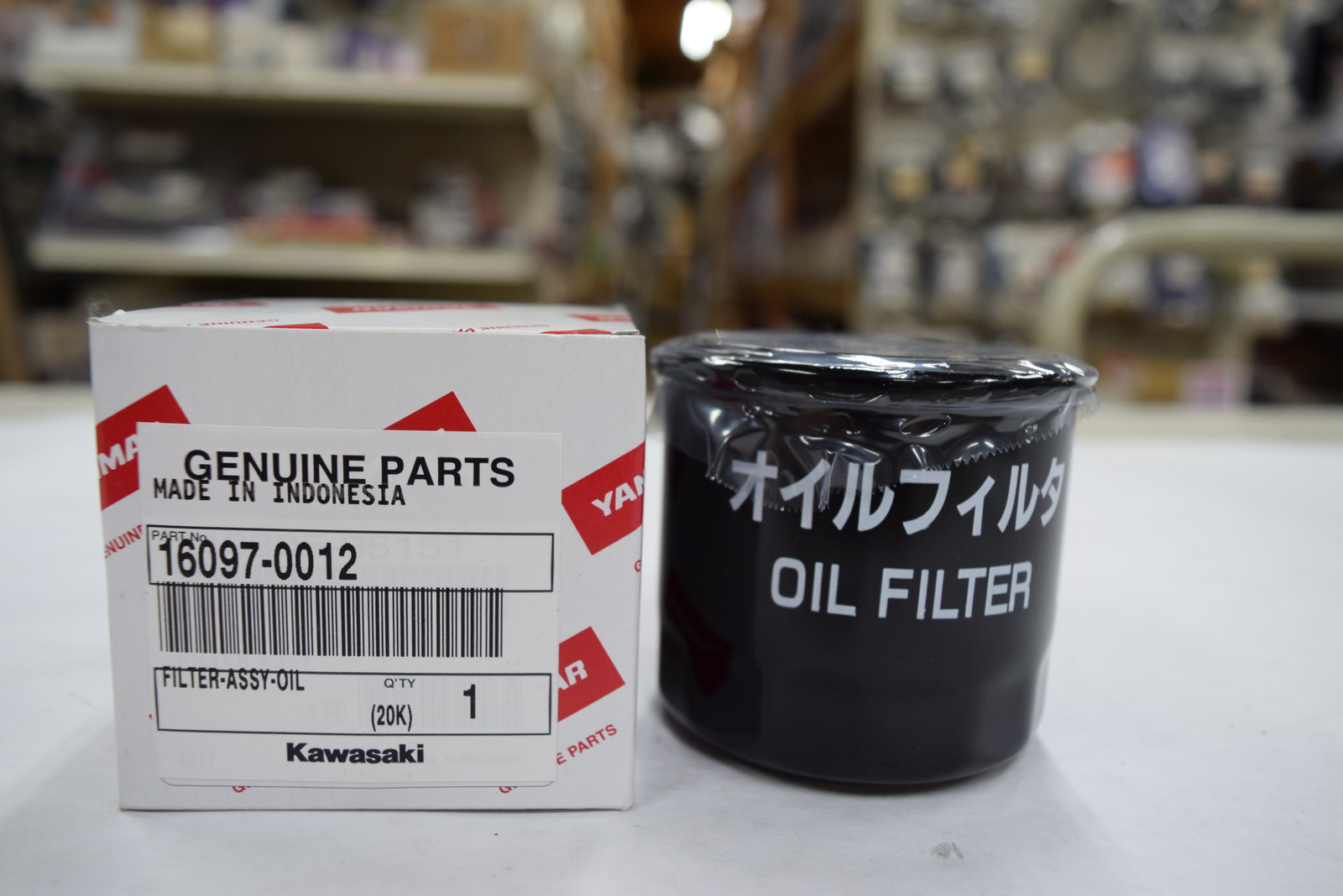 KAWASAKI 16097-0012 - Cross reference oil filters