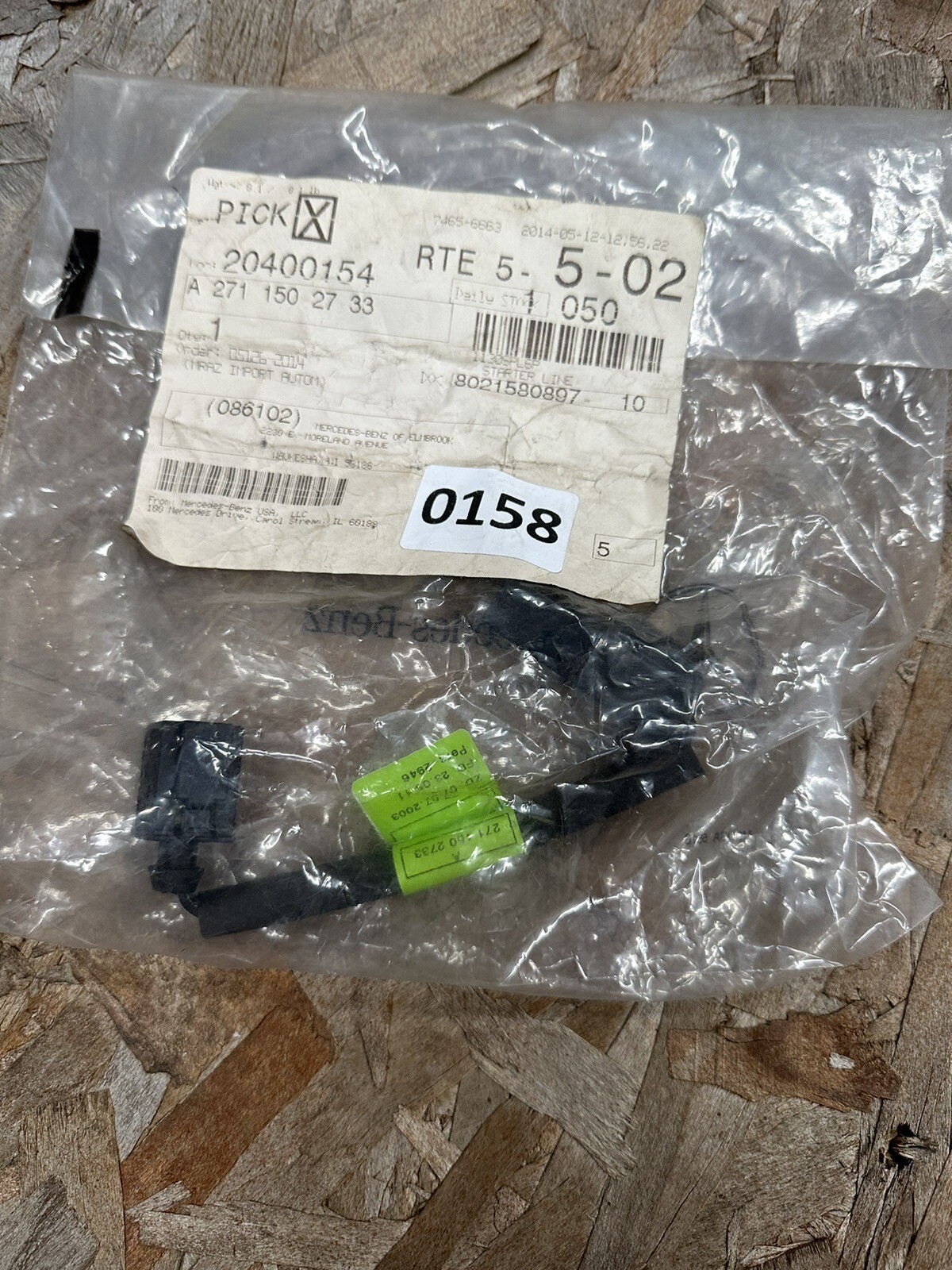 Genuine Mercedes Benz C230 Camshaft Adjuster Magnet Wiring Harness ...