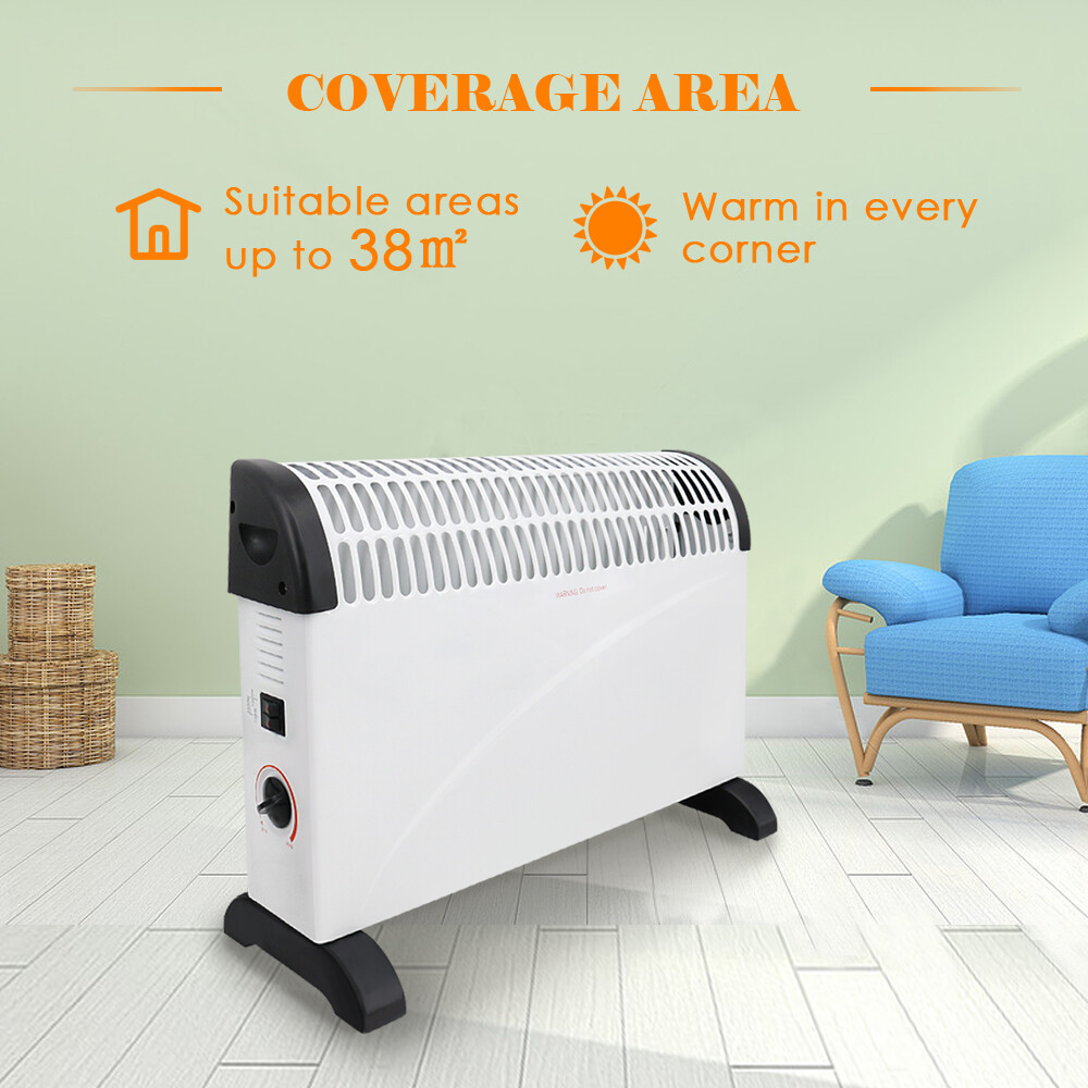 Oil Filled Radiator Electric Portable Heater Convector Adjustable ...