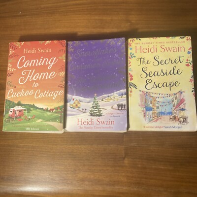 3 X Heidi Swain Paperback Books Bundle Romance Free Post | eBay UK