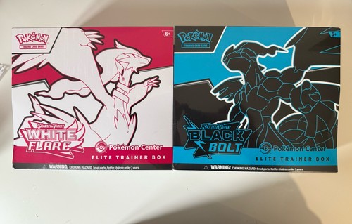 Pokemon Center Black Bolt & White Flare Elite Trainer Boxes ETB ...