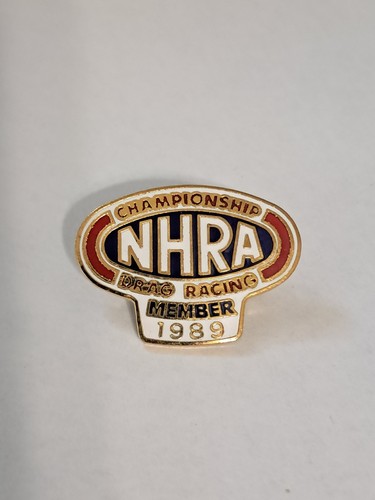 NHRA Vintage Pin Championship Drag Racing Member 1989 | eBay