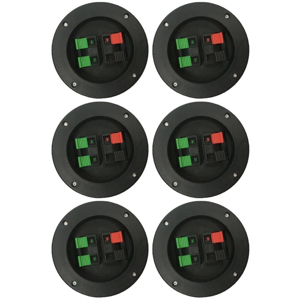6 PCS Loudspeaker Terminal Cup DIY Terminal Binding Post Accessory ...