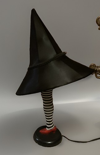 Wizard Of Oz Wicked Witch Of The East Leg Lamp With Dorothy’s Shoes 20 ...
