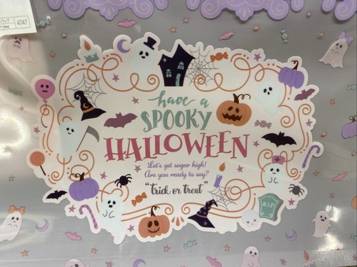 *LIMITED EDITION* - Daiso - Spooky HALLOWEEN Trick Or Treat Fancy Zip ...