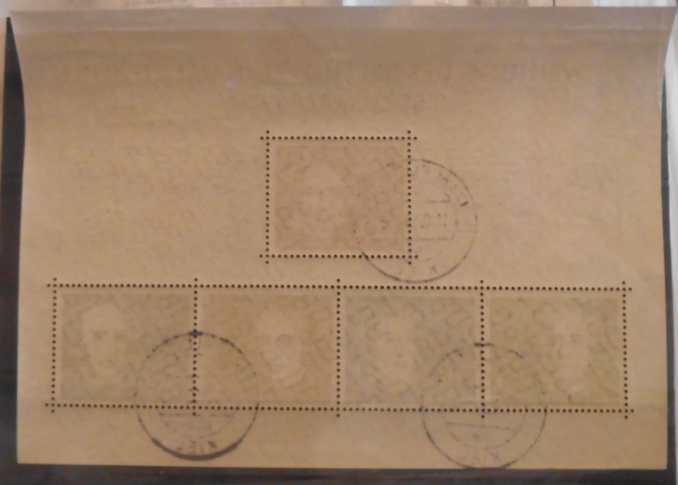 Bund Mi.-Nr. Block 2 Beethovenblock gest. 11.9.59 24b Flintbek über ...