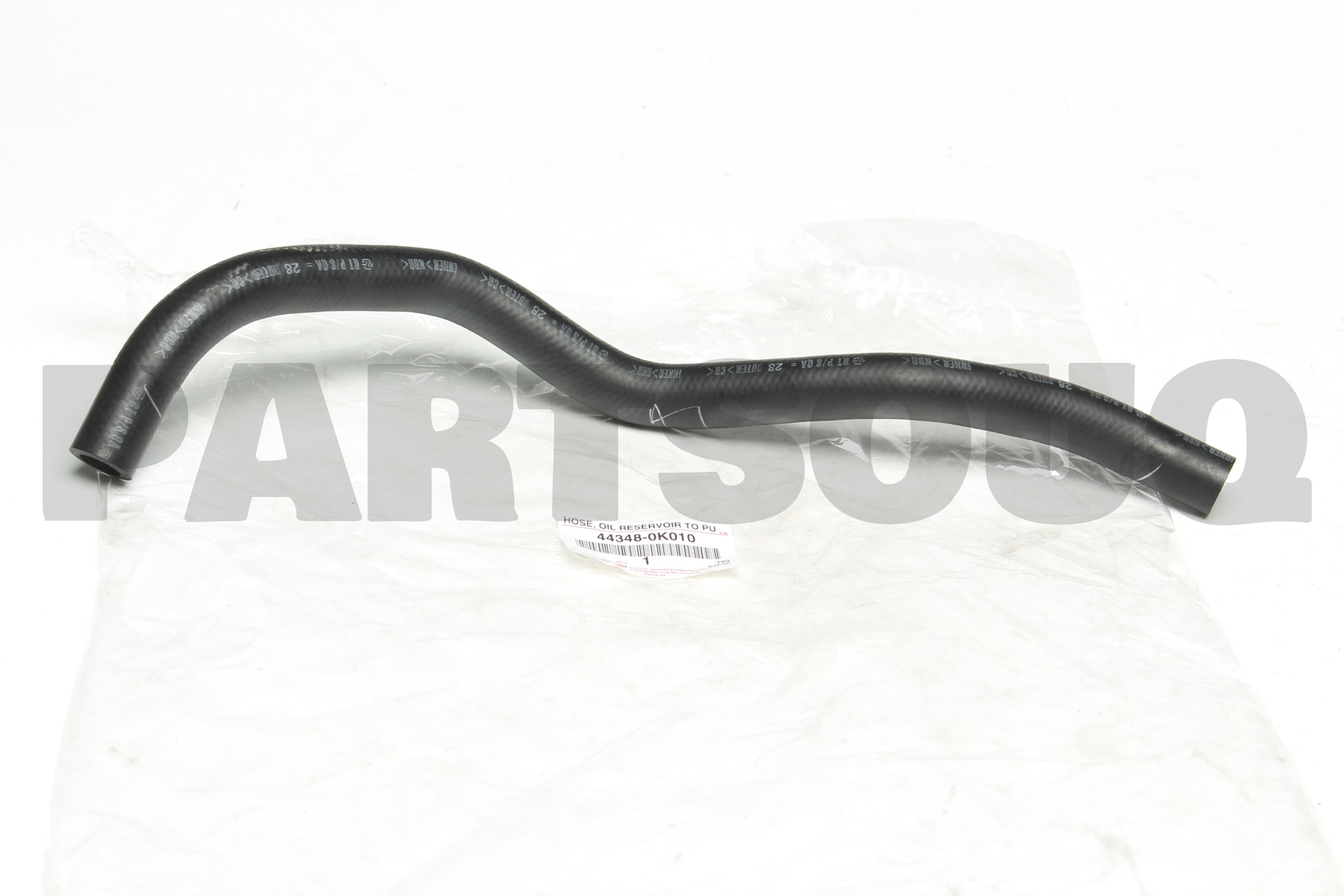 443480K010 Genuine Toyota HOSE, OIL RESERVOIR TO PUMP, NO.1 44348-0K010 ...