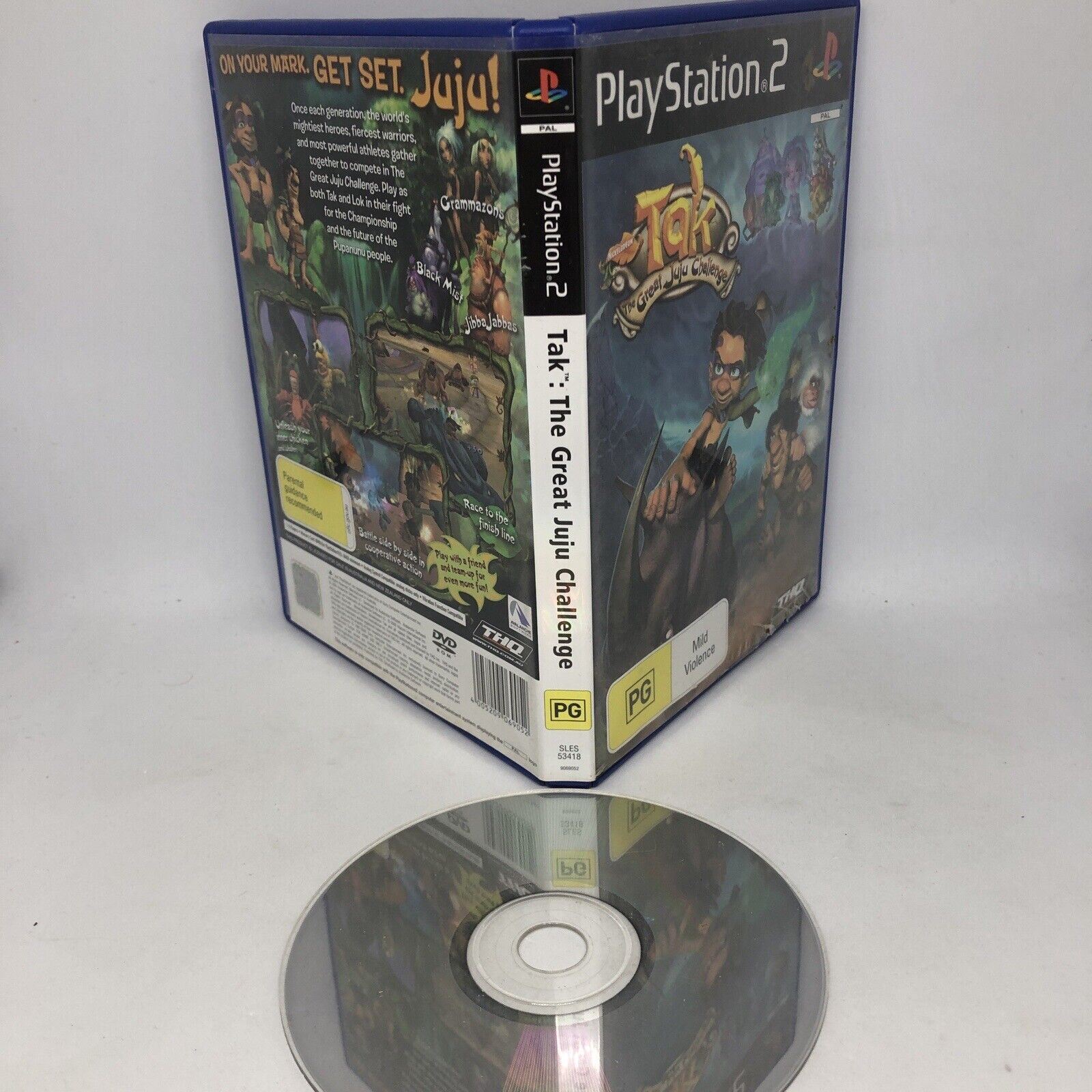 TAK: THE GREAT JUJU CHALLENGE PlayStation 2 PS2 Blue Label Complete PAL ...