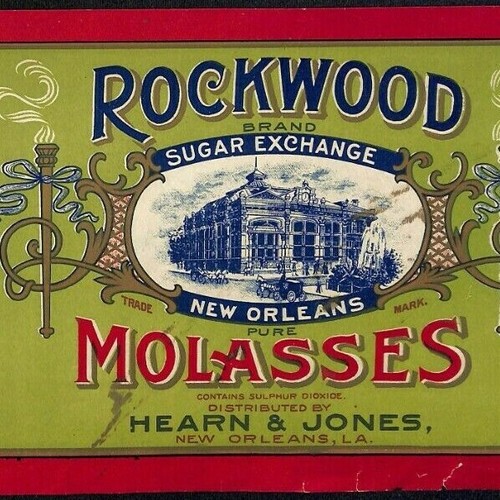 Scarce Hearn & Jones Rockwood Molasses Sugar Exch. New Orleans Paper ...