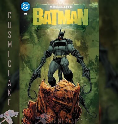 ABSOLUTE BATMAN #1 SHARPE EXCLUSIVE VARIANT NM- COLOR RUB BACK ☪ | eBay