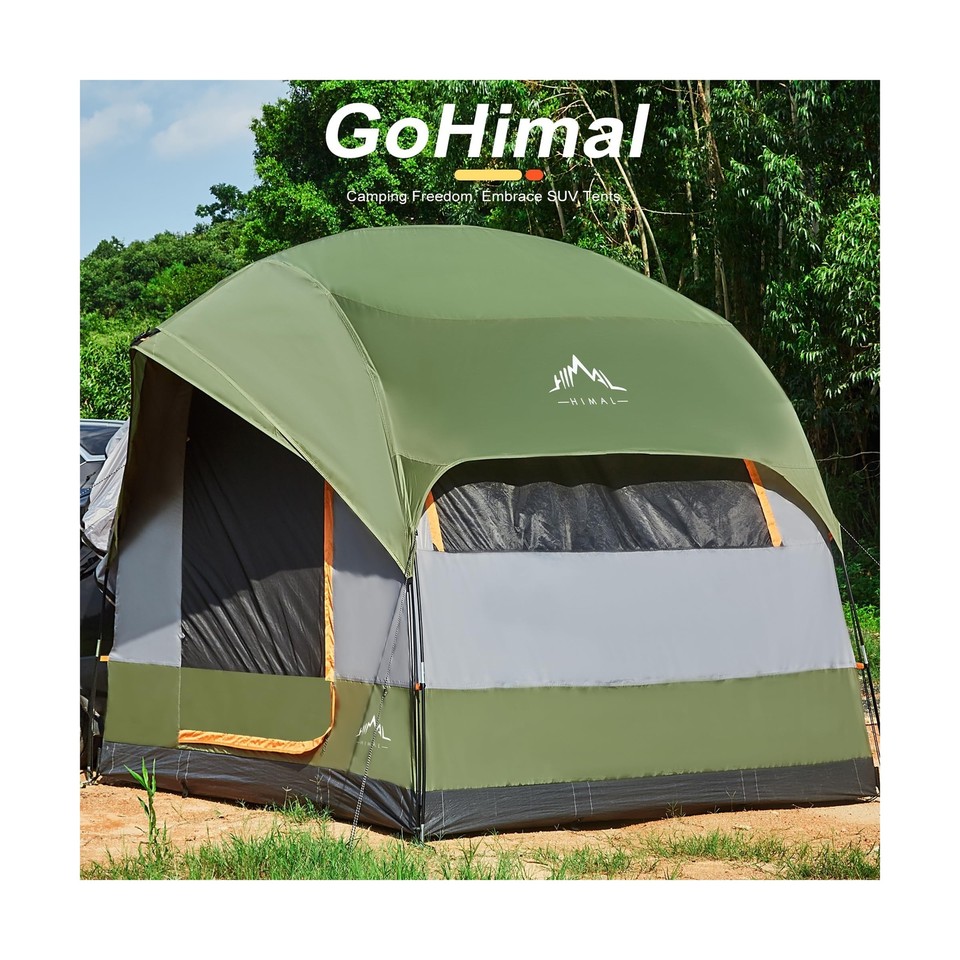 GoHimal SUV Tent for Camping, Waterproof PU3000mm Spacious Double Layer ...