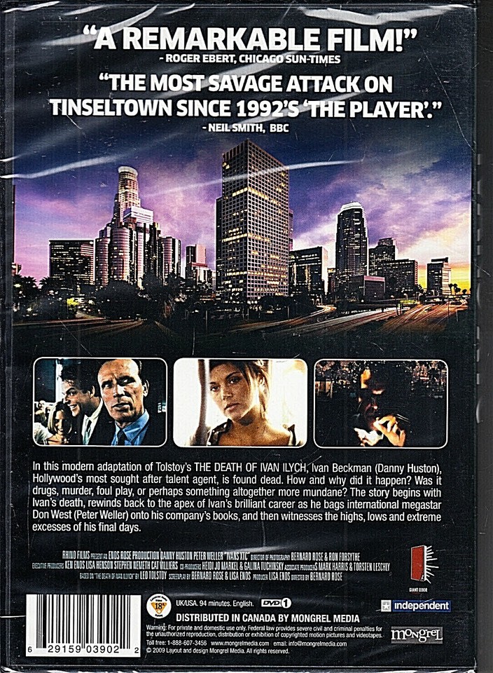 Ivans XTC DVD Danny Huston, Peter Weller 2009 [i3] | eBay