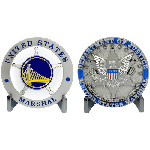 California Basketball United States NY US Marshal Challenge Coin CA CHP ...