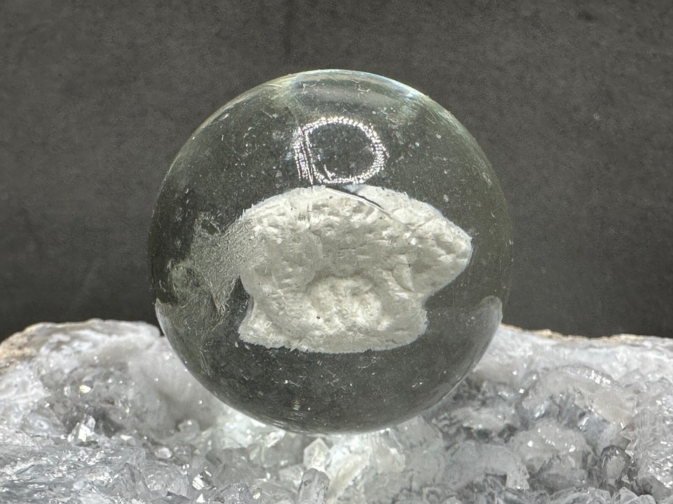 Gorgeous Vintage Antique Handmade German Sulphide Marble - Sheep - 1.31 ...