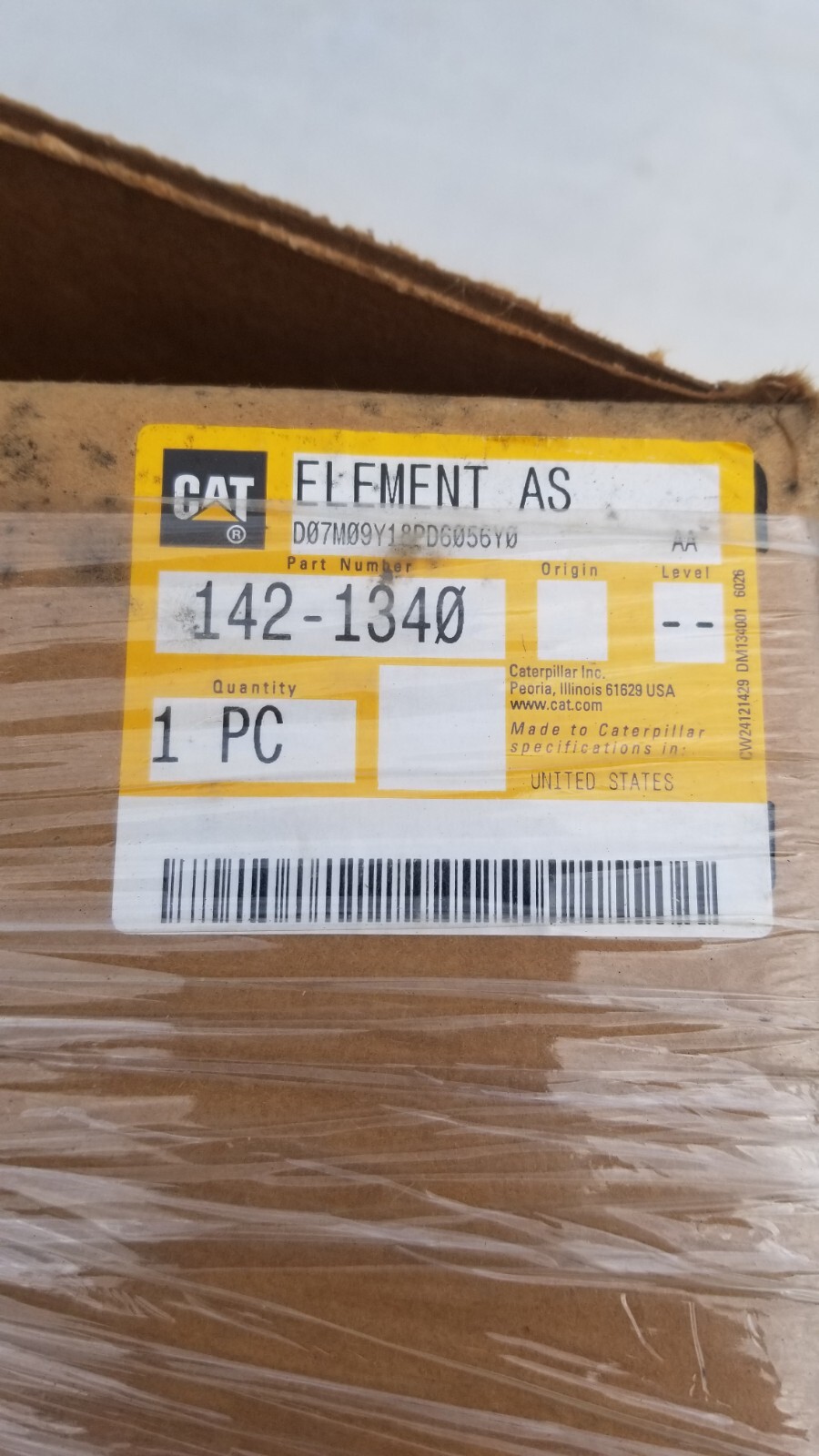 CATERPILLAR 1421340 - Air filter cross reference