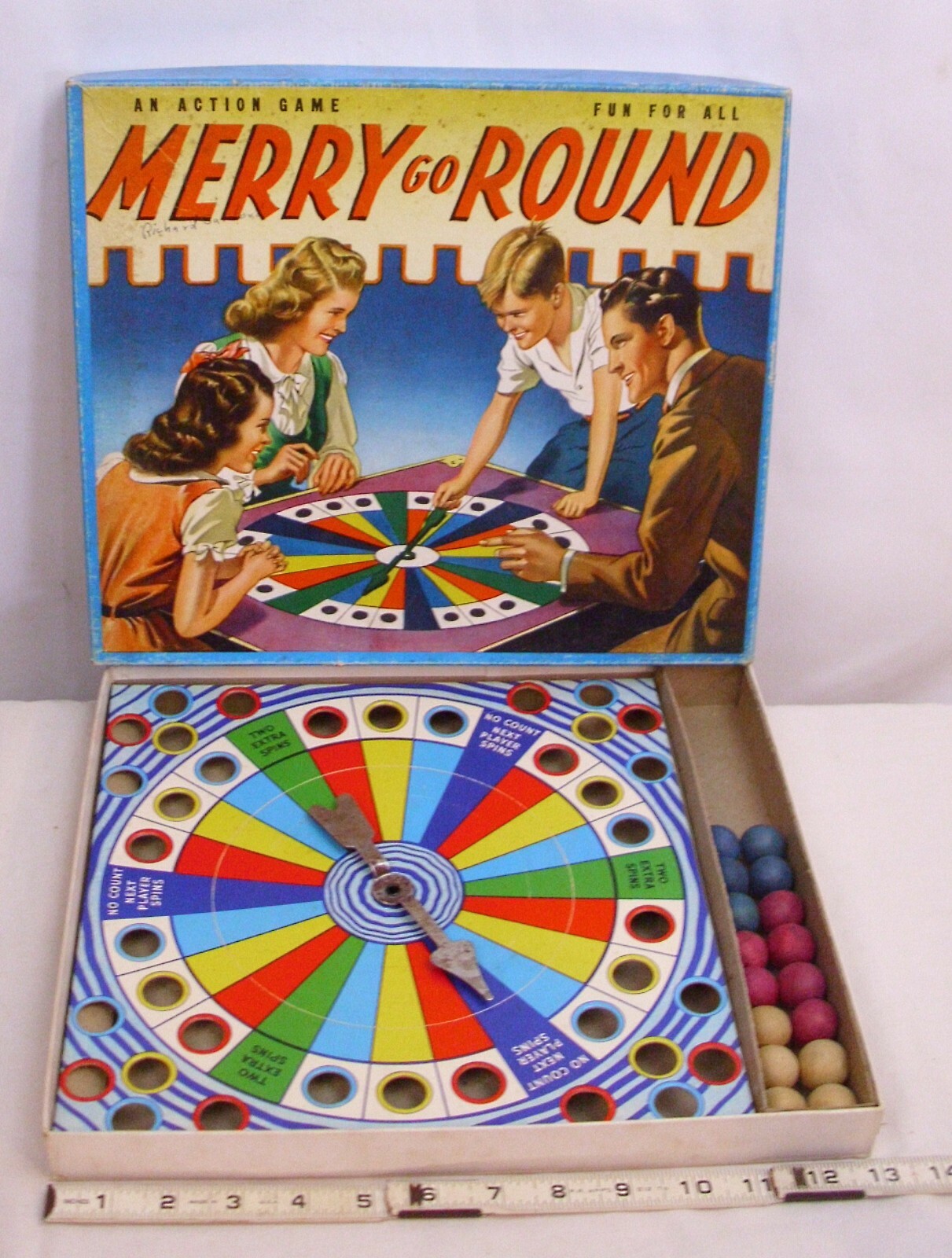 MERRY GO AROUND BOARD GAME 1935 BOXED COMPLETE WHITMAN | eBay