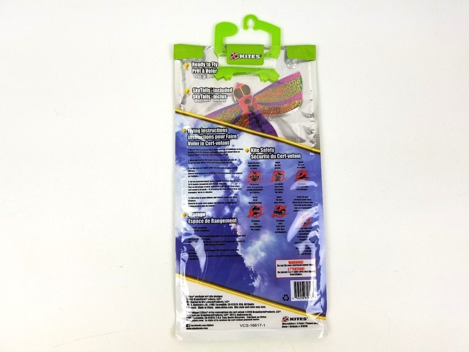 Microkite Mini Mylar Dragonfly & Tropical Fish X Kites New Package | eBay