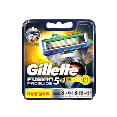 GILLETTE FUSION PROGLIDE POWER RAZOR Blades 8 Cartridges | eBay