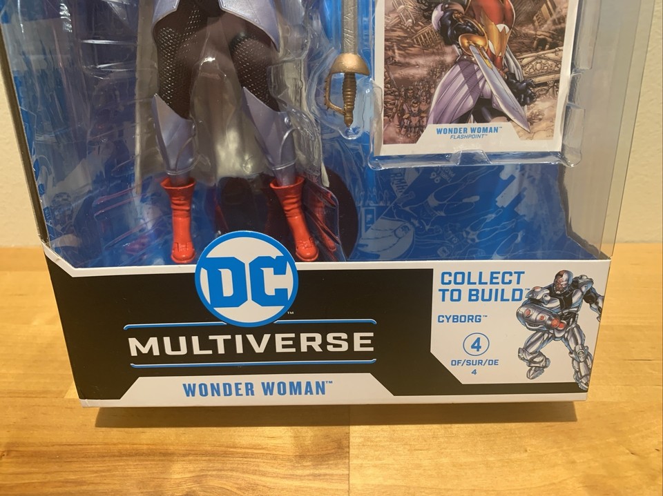 McFarlane Toys DC Multiverse Flashpoint WONDER WOMAN Cyborg Head BAF | eBay