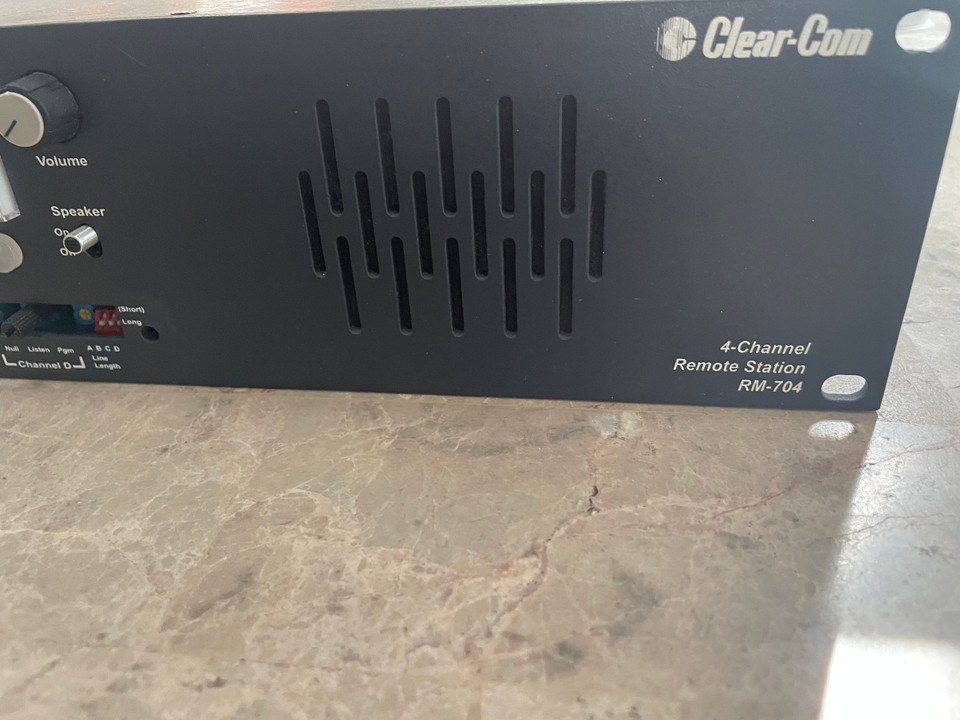 Clear-Com RM-704 4-Channel 2RU Encore Intercom System Remote Station | eBay