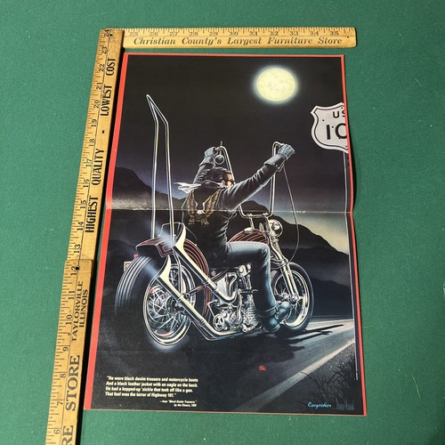 David Mann Centerfold Poster Art from vintage Easyriders Magazine | eBay