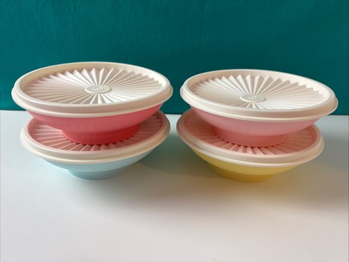 Tupperware Servalier Salad Cereal Bowl Collection Set Vintage ...