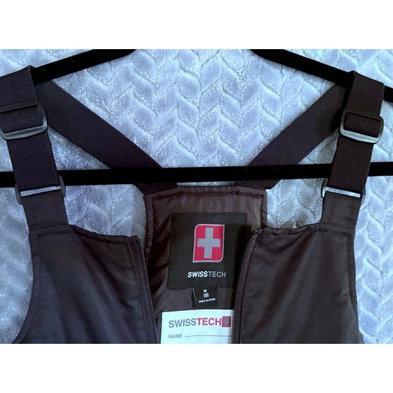 Swiss Tech Gear Kids Snowsuit Black Overall Pants M8 Unisex Winter ...