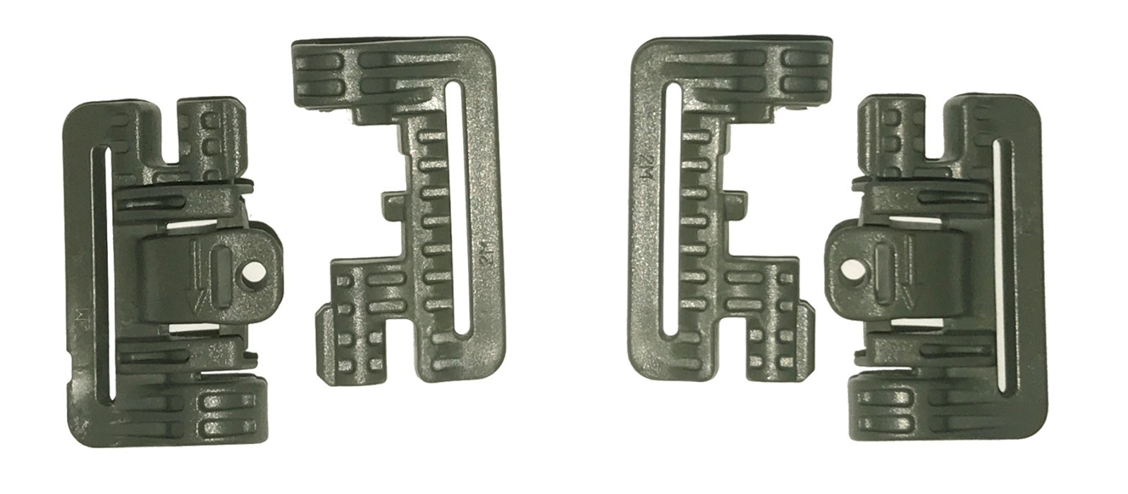 Pair of Green ROC 40 - Rapid Open Connector , Tactical Quick Release ...