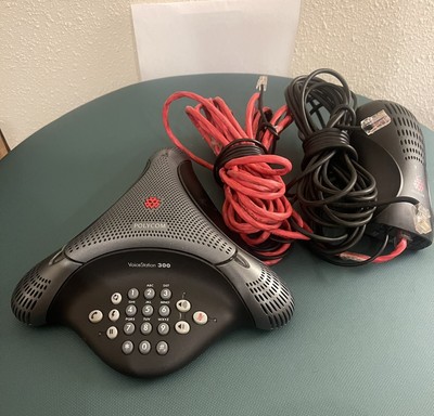 Polycom VoiceStation 300 Wired Analog Conferencing Phone TESTED/WORKS ...