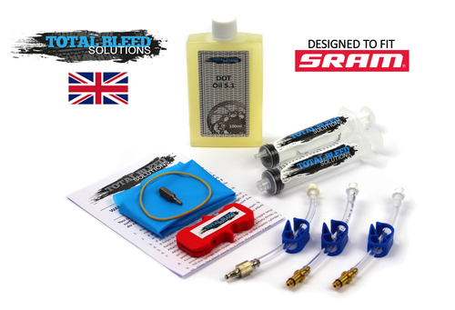 TBS Bleed Kit for SRAM + DOT FLUID! S4 DB5 Guide R RS Level S-700 Rival ...