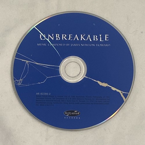 Unbreakable: Music Soundtrack/Score (2000 CD, No Case, Disc Only) | eBay